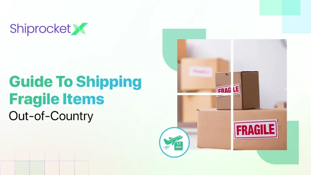Fragile Shipment Fragile Shipping Label Symbol On Brown Cardboard